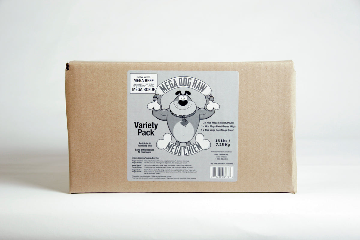 Mega Variety Pack 4 x 4 lbs – K9 Central Store